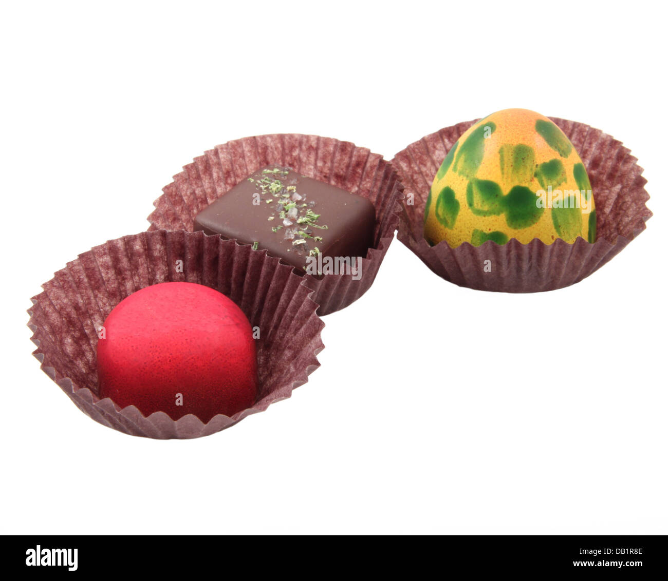 Cluster of chocolates Stock Photo - Alamy