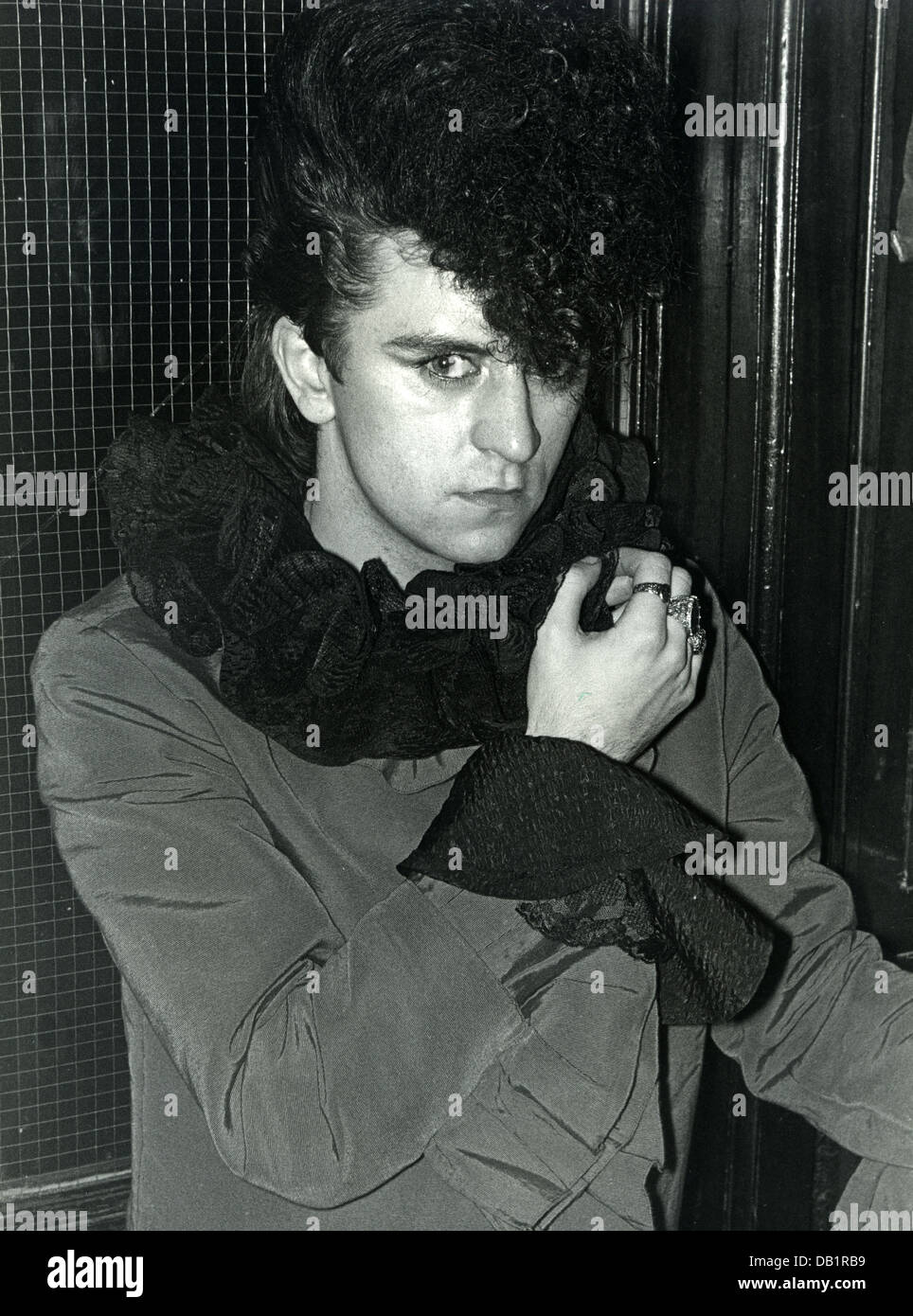 STEVE STRANGE Welsh pop singer at the Blitz club, London, in 1980 Stock ...