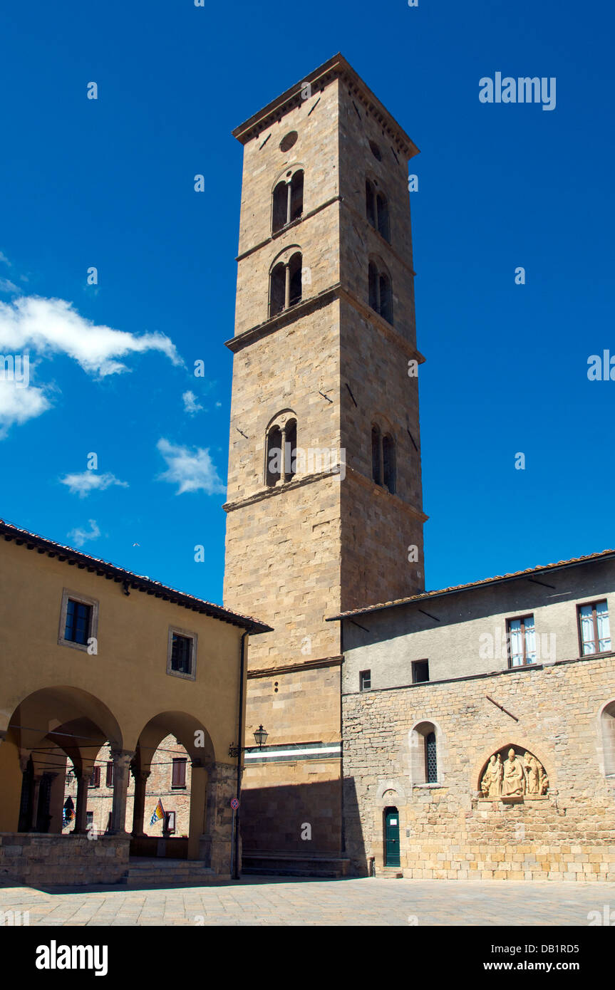 Tower of volterra cathedral hi-res stock photography and images - Alamy