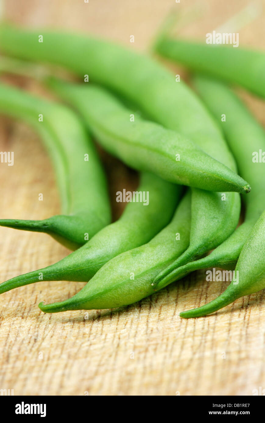 Fresh whole Green Beans Stock Photo - Alamy