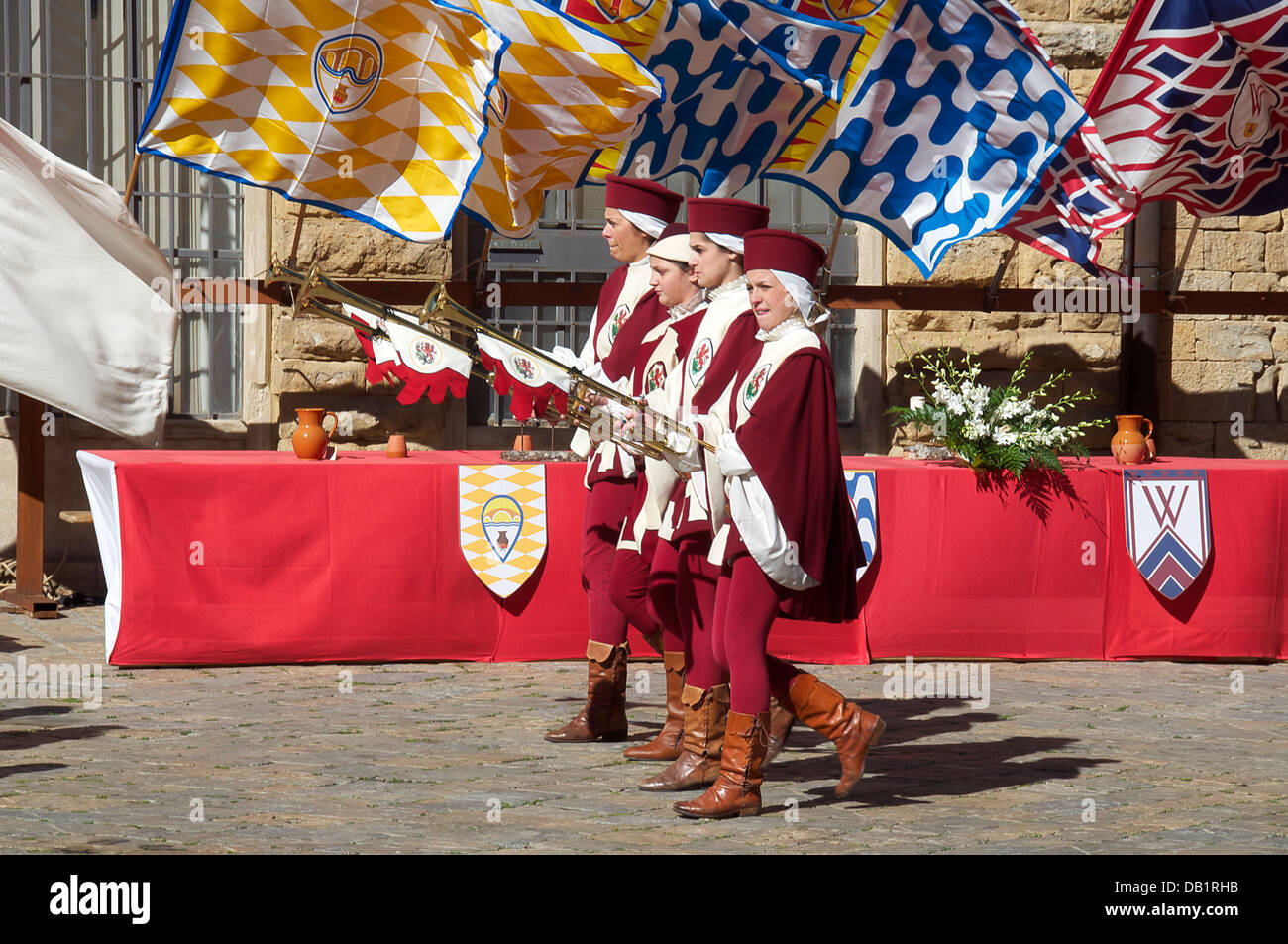 Medieval Trumpets High Resolution Stock Photography and Images - Alamy