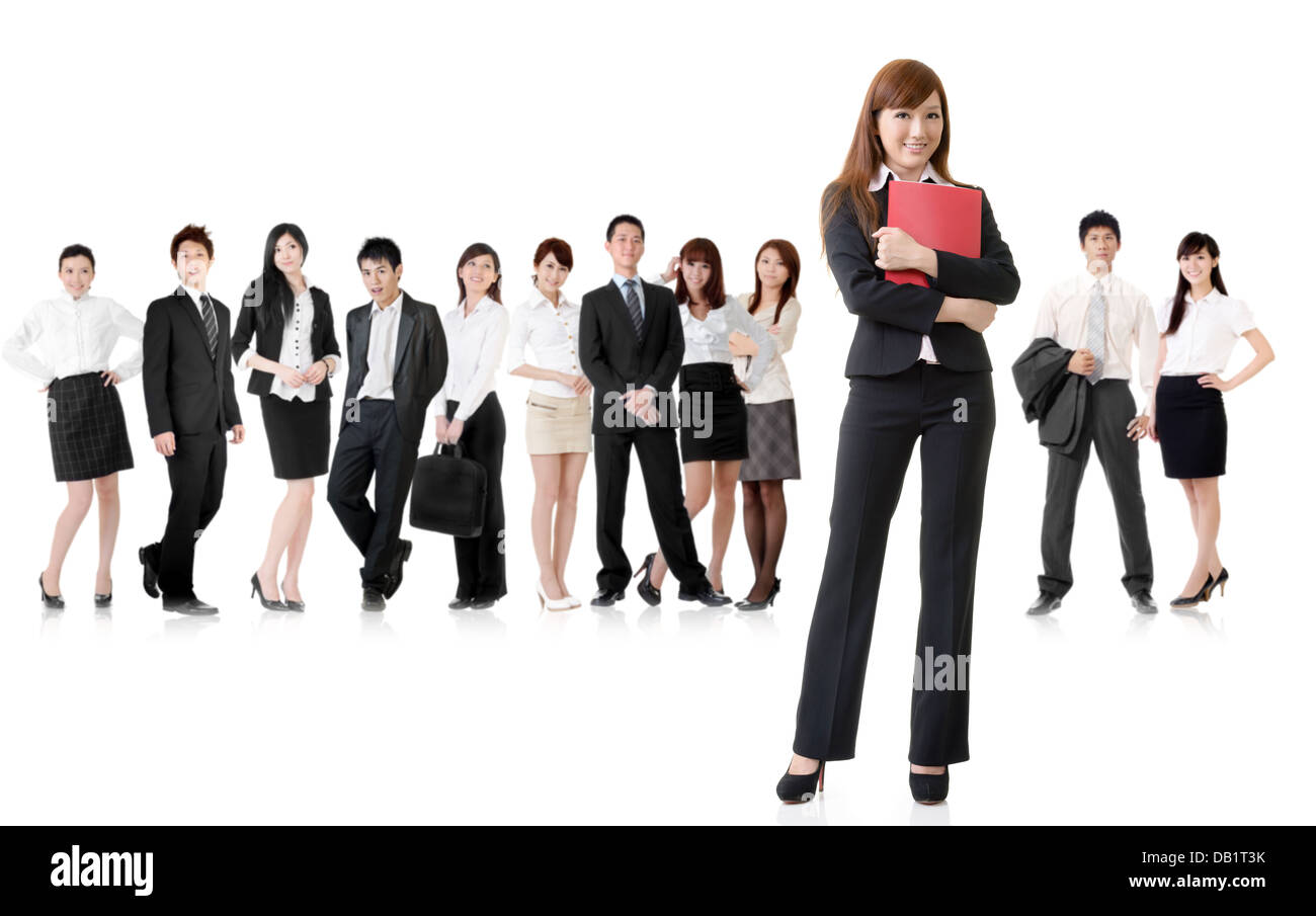 business woman with her team Stock Photo - Alamy