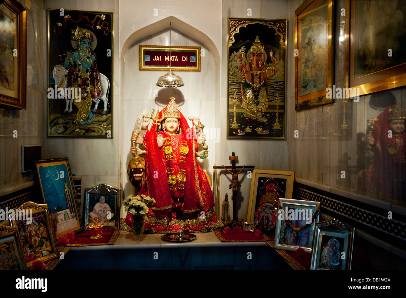 Hindu temple . Ceuta . Spain Stock Photo - Alamy