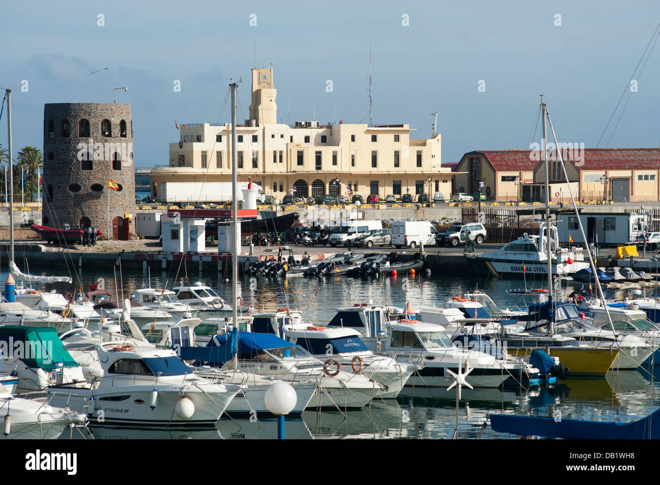 View of the port of ceuta hi-res stock photography and images - Alamy