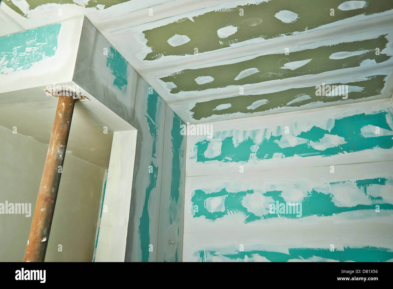 Construction of Drywall-Plasterboard Interior Room Stock Photo - Alamy