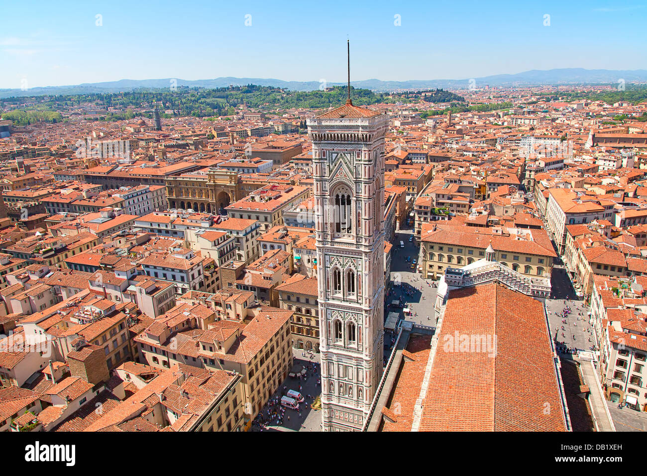 Panoramic view of the Florence, Italy Stock Photo - Alamy