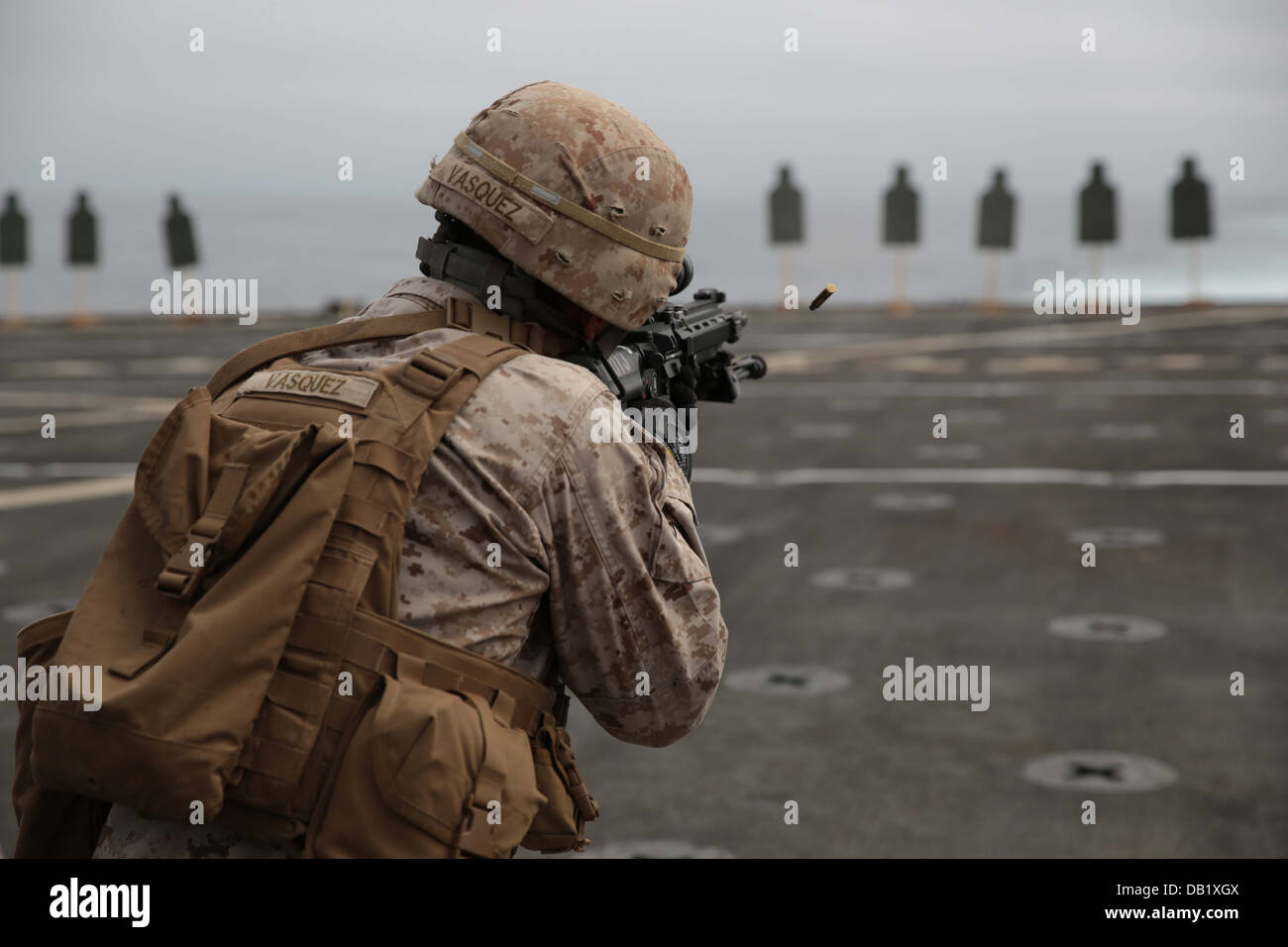 Lance Cpl. Bernie Vasquez, an Infantry Automatic Rifle Gunner with 3rd ...