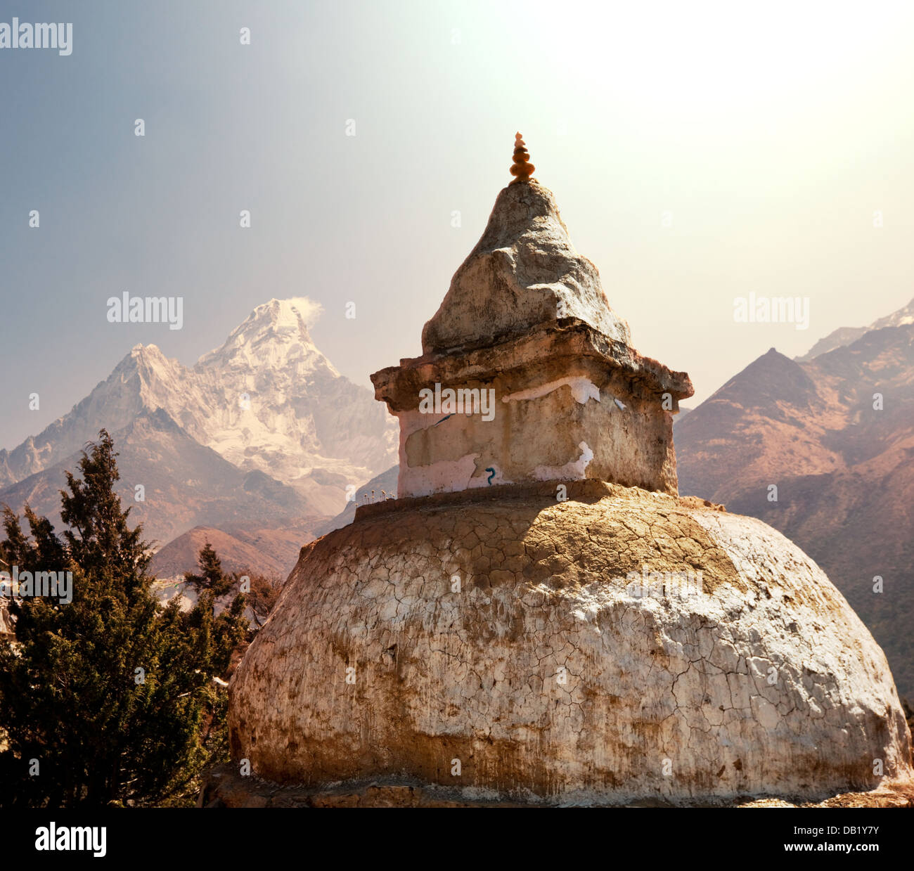 Stupa in Nepal Stock Photo - Alamy
