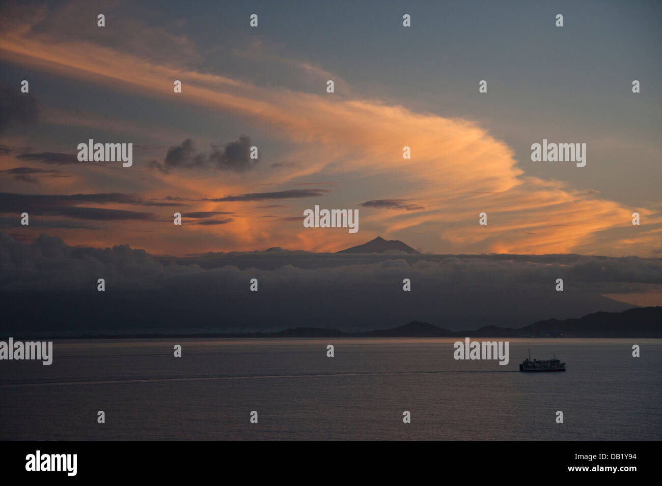 Sunrise over Bali Stock Photo - Alamy
