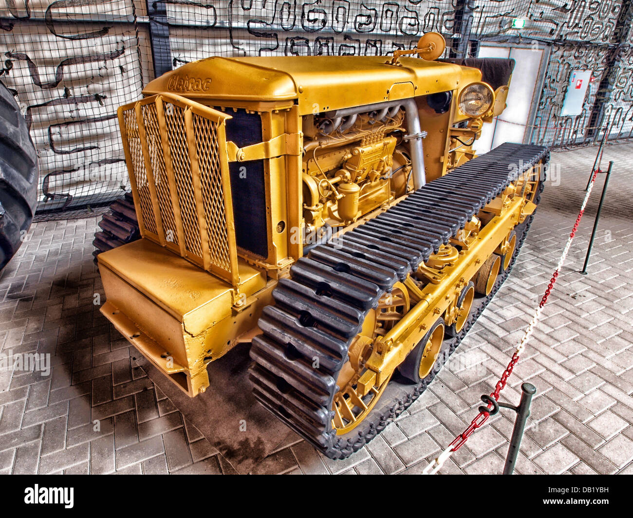 The Cletrac tractor, known for its durable engine and track system, is ...