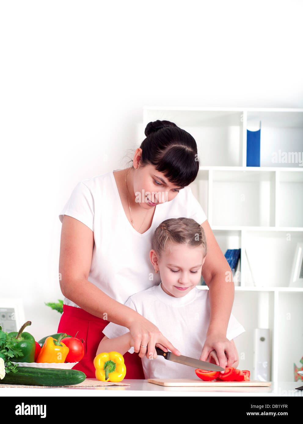 Mom son cooking hi-res stock photography and images - Alamy