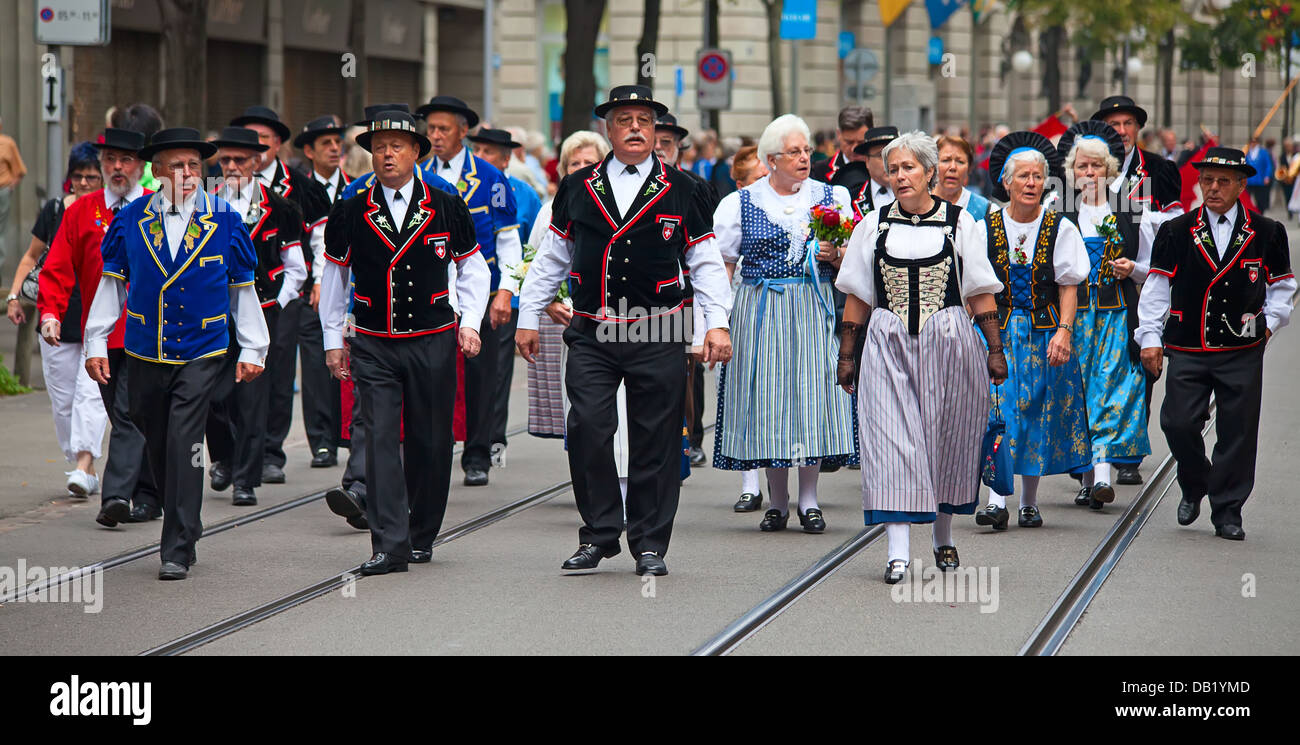 Swiss National Day Parade Stock Photos & Swiss National Day Parade ...