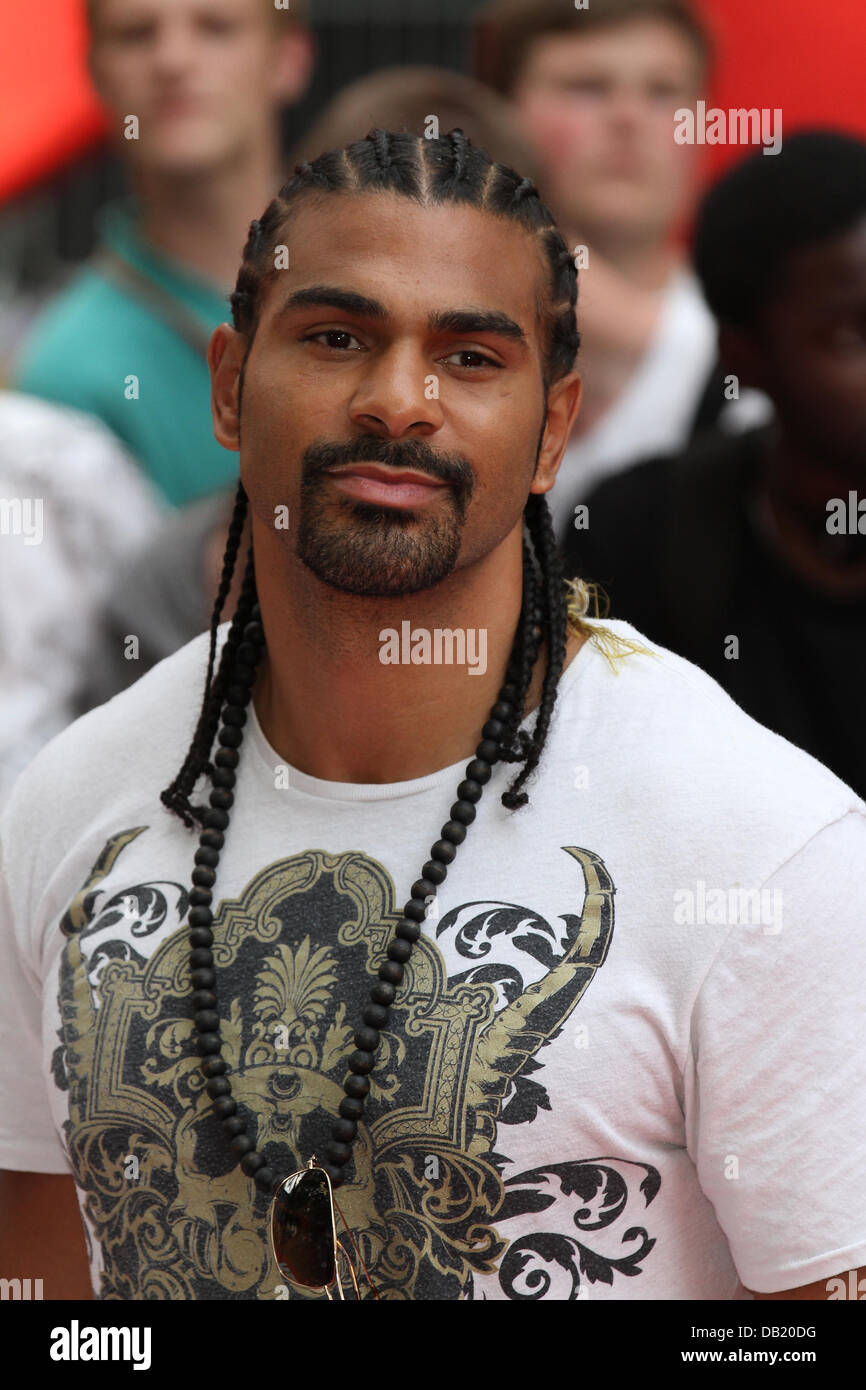 David haye attends the hi-res stock photography and images - Alamy