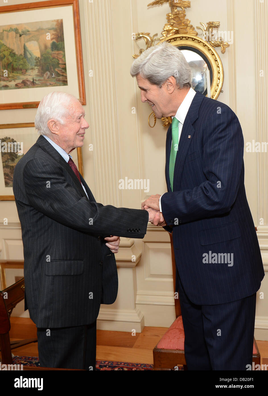 Us president jimmy carter hands hi-res stock photography and images - Alamy