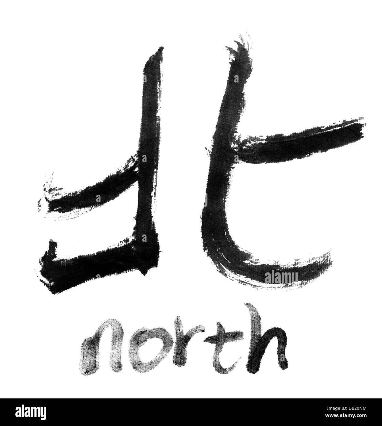 North symbol Black and White Stock Photos & Images - Alamy
