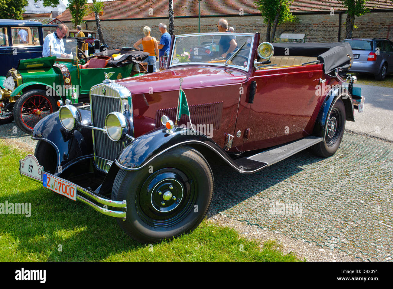 Wanderer W10 6-30 Cabriolet, built at year 1930, photo taken on July 13 ...