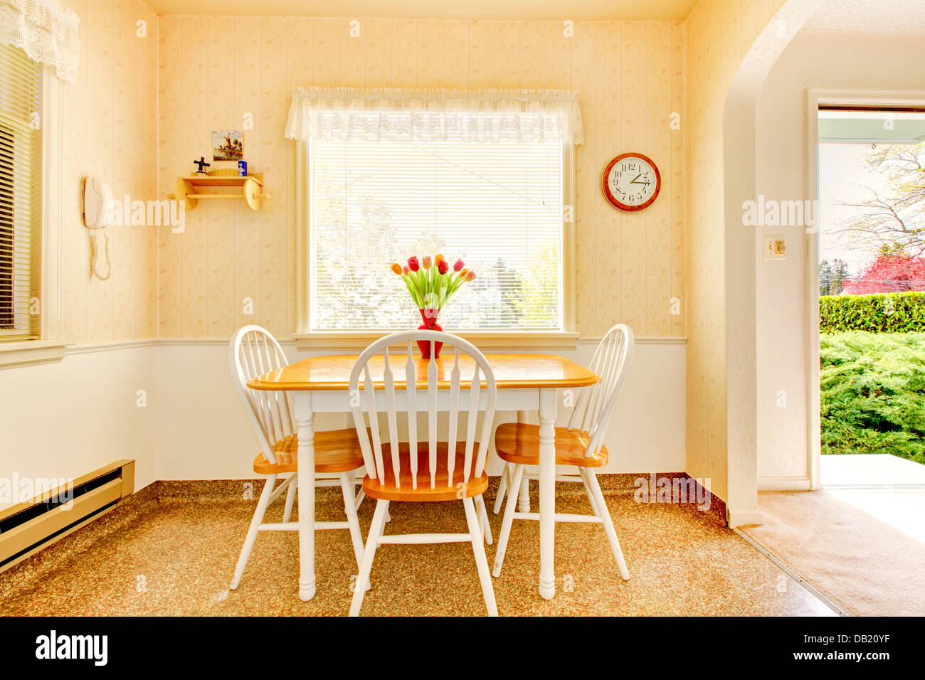 White old small kitchen in American house build in 1942 Stock Photo - Alamy