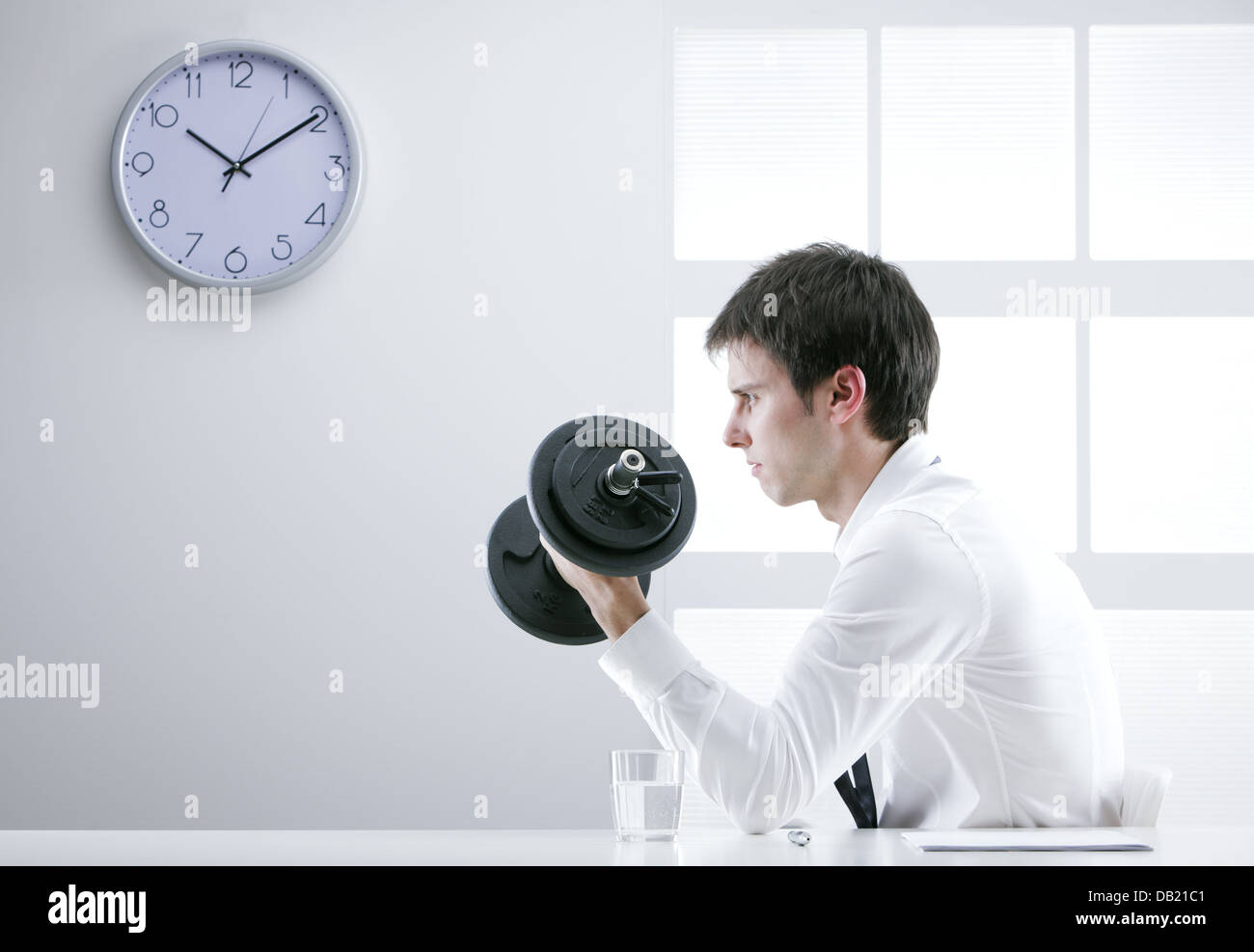 Strong business man Stock Photo - Alamy