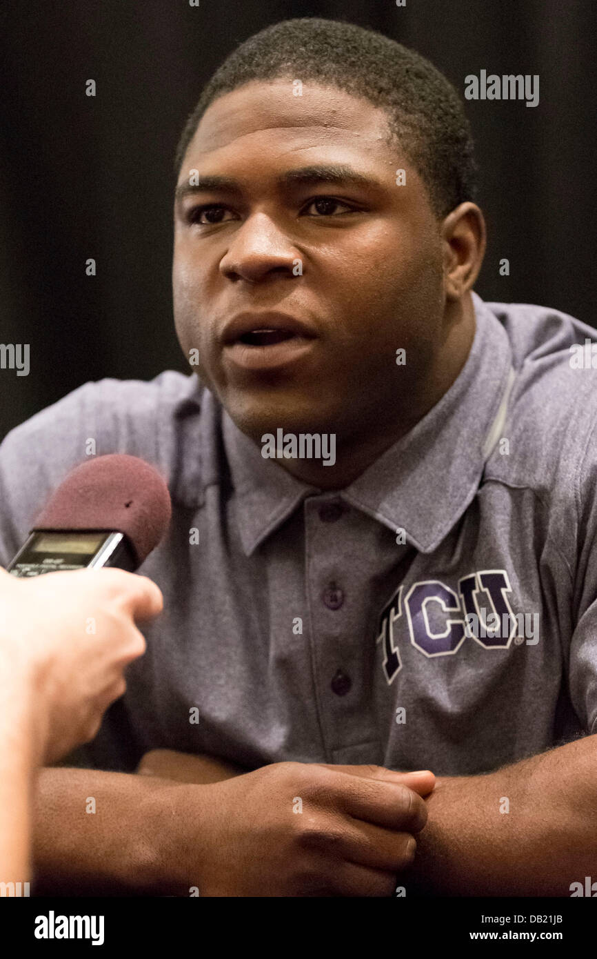 Dallas, Texas, USA. 22nd July, 2013. July 22, 2103: TCU Horned Frogs ...