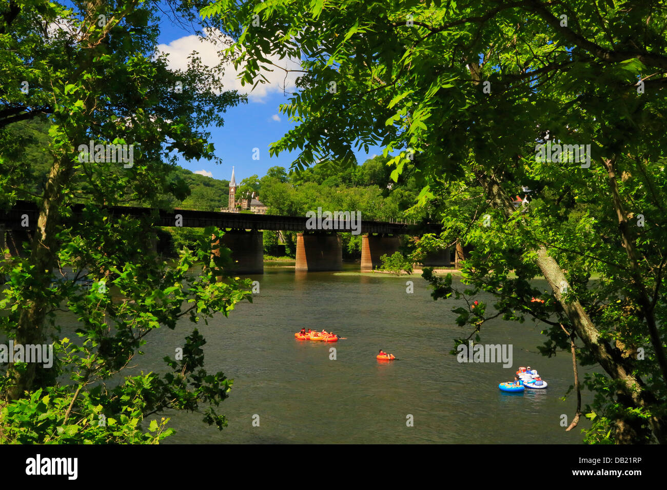 Tubing on Potomac River, Harpers Ferry National Historic Park, Sandy ...