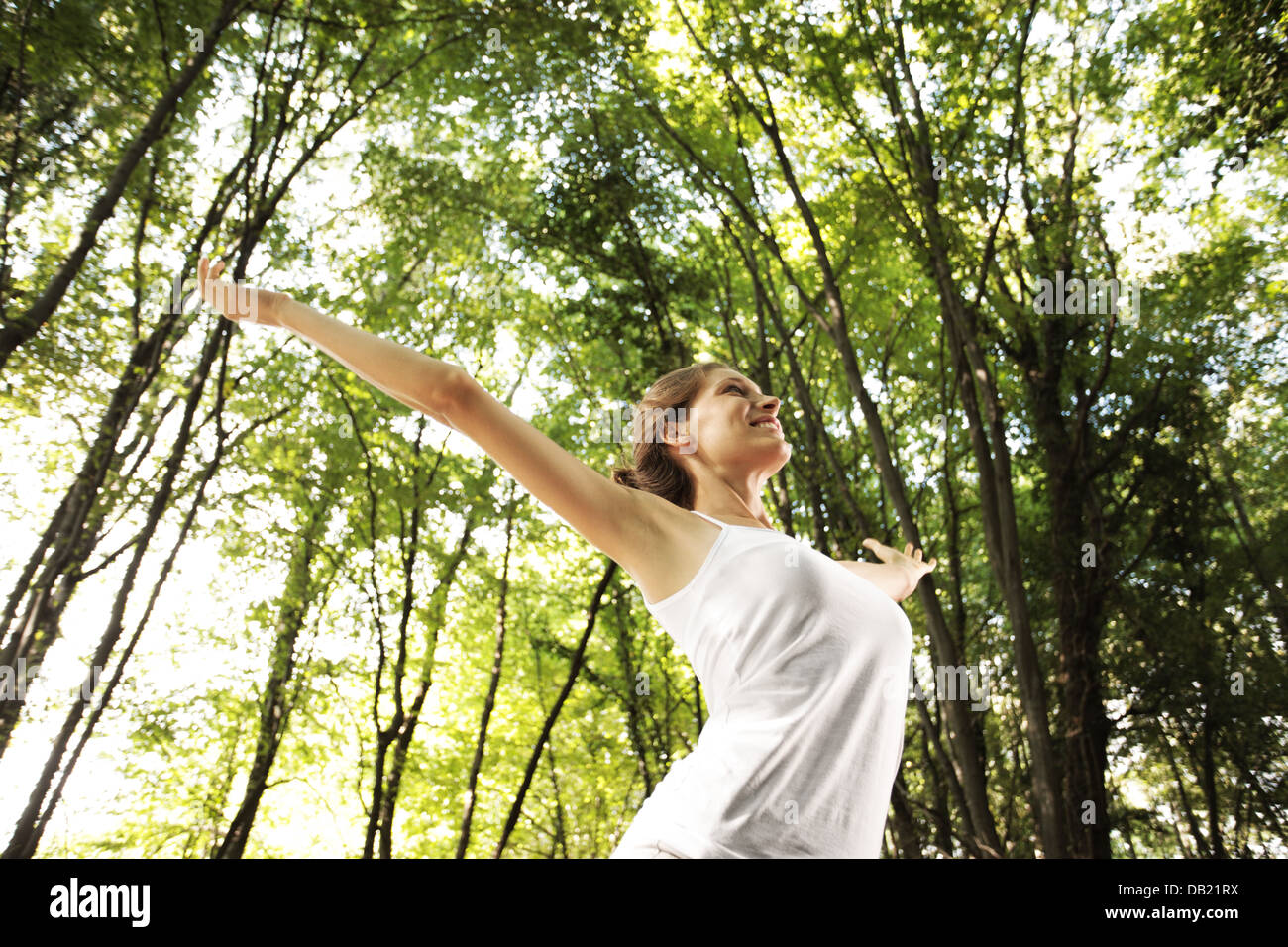 Enjoying the nature Stock Photo - Alamy