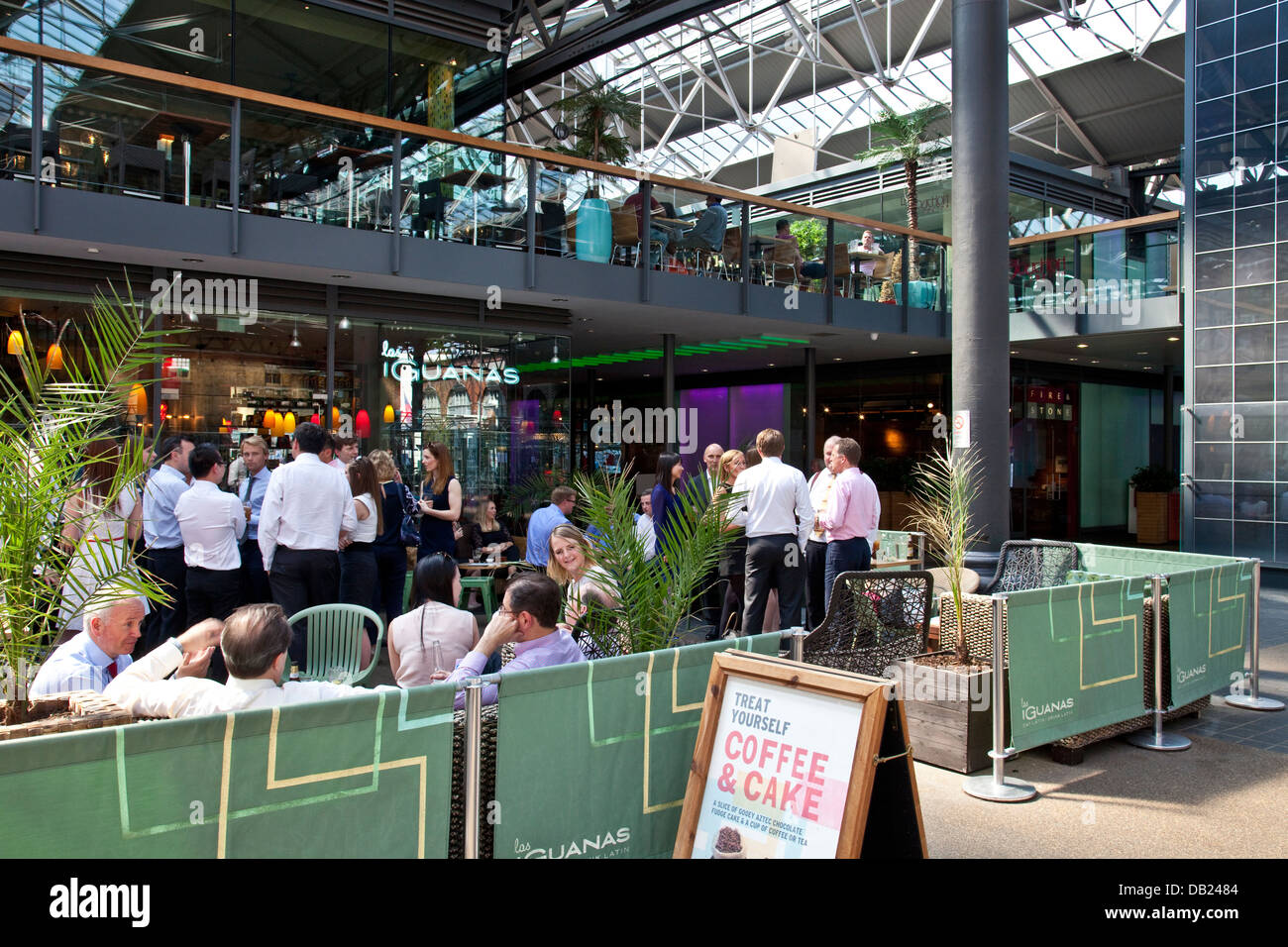 Las Iguanas Cafe/Restaurant, Spitalfields Market, Tower Hamlets, London ...