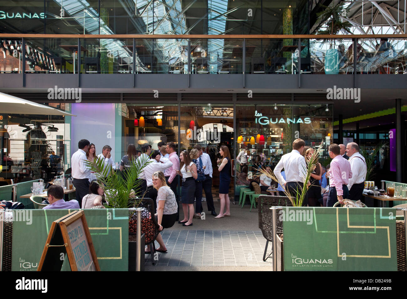 Las Iguanas Cafe/Restaurant, Spitalfields Market, Tower Hamlets, London ...