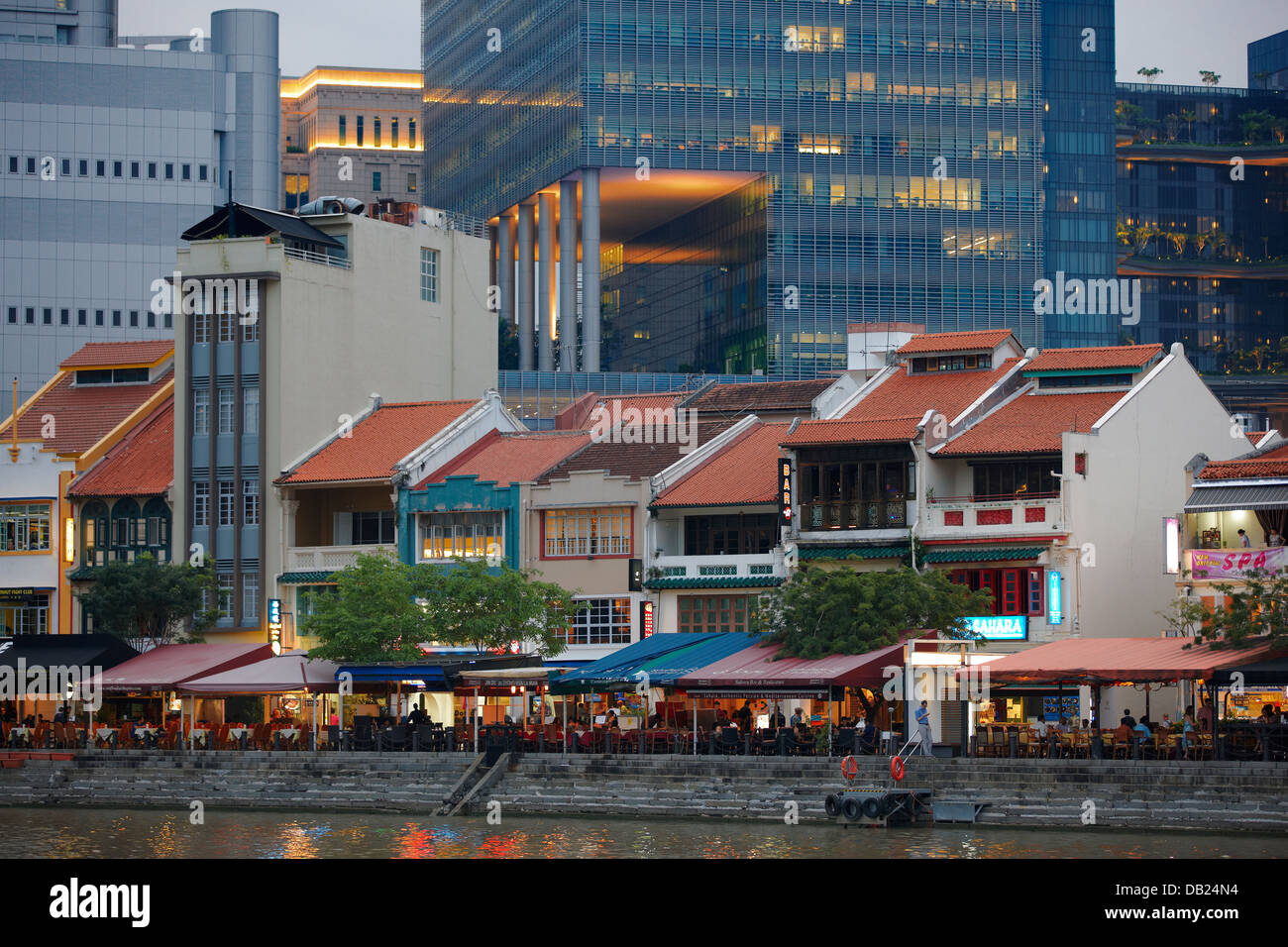 Singapore south boat quay houses hi-res stock photography and images ...
