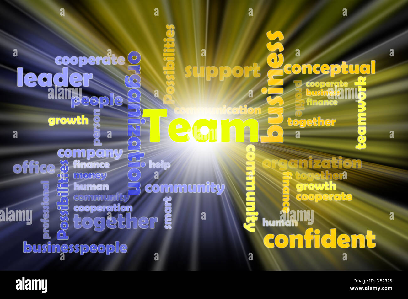 team, abstract collage Stock Photo - Alamy