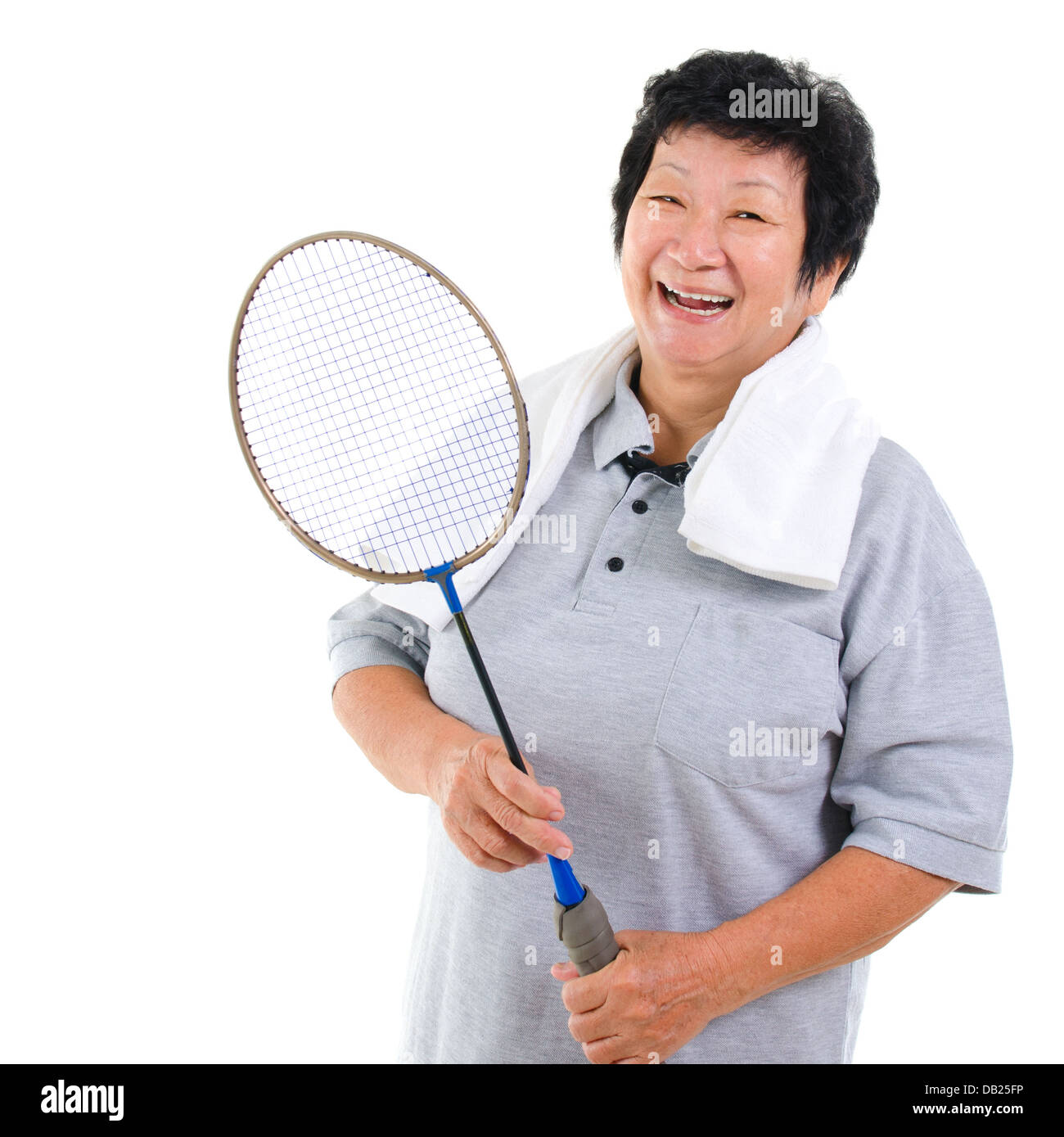 Active Asian senior Stock Photo - Alamy