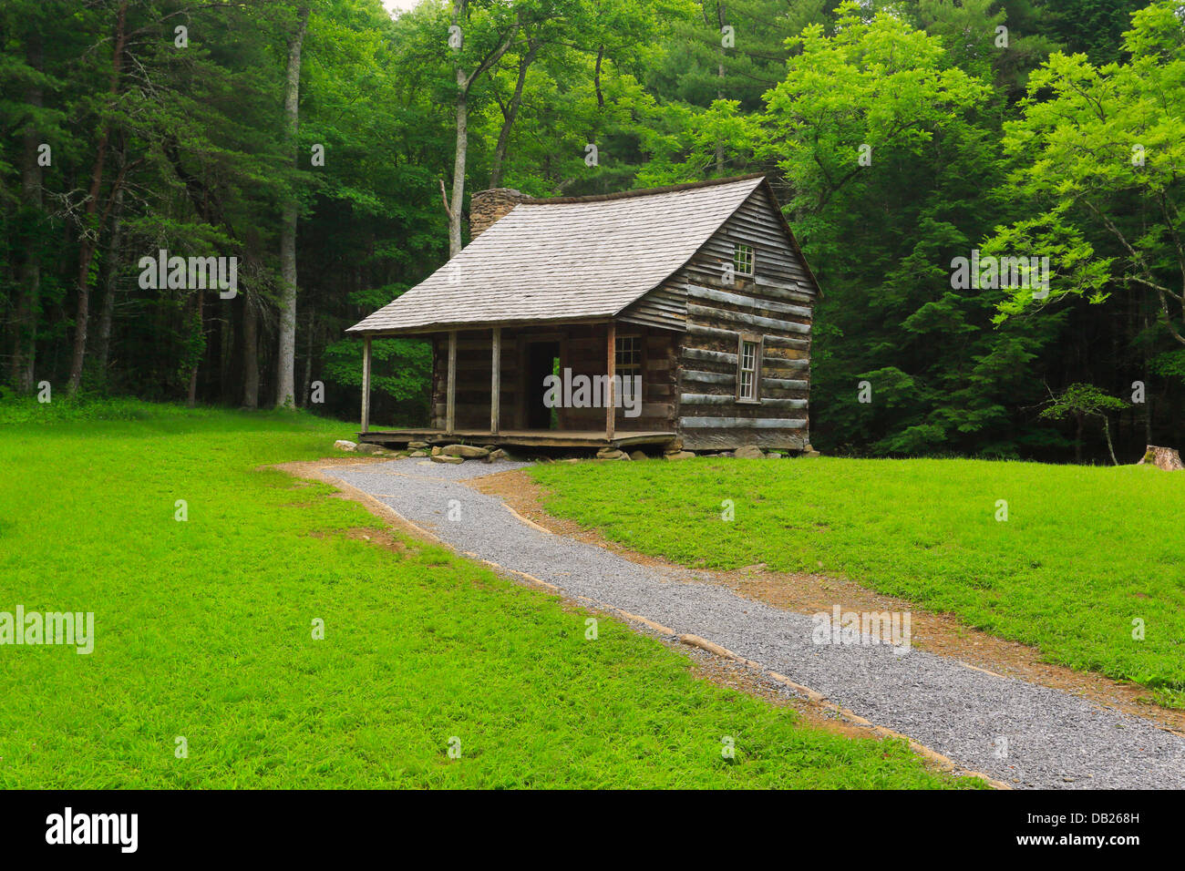 Carter Shields Cabin, Cades Cove, Great Smoky Mountains National Park ...