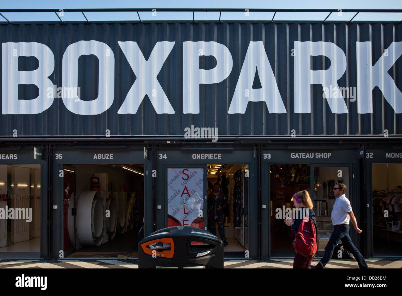 Boxpark and shoreditch hi-res stock photography and images - Alamy