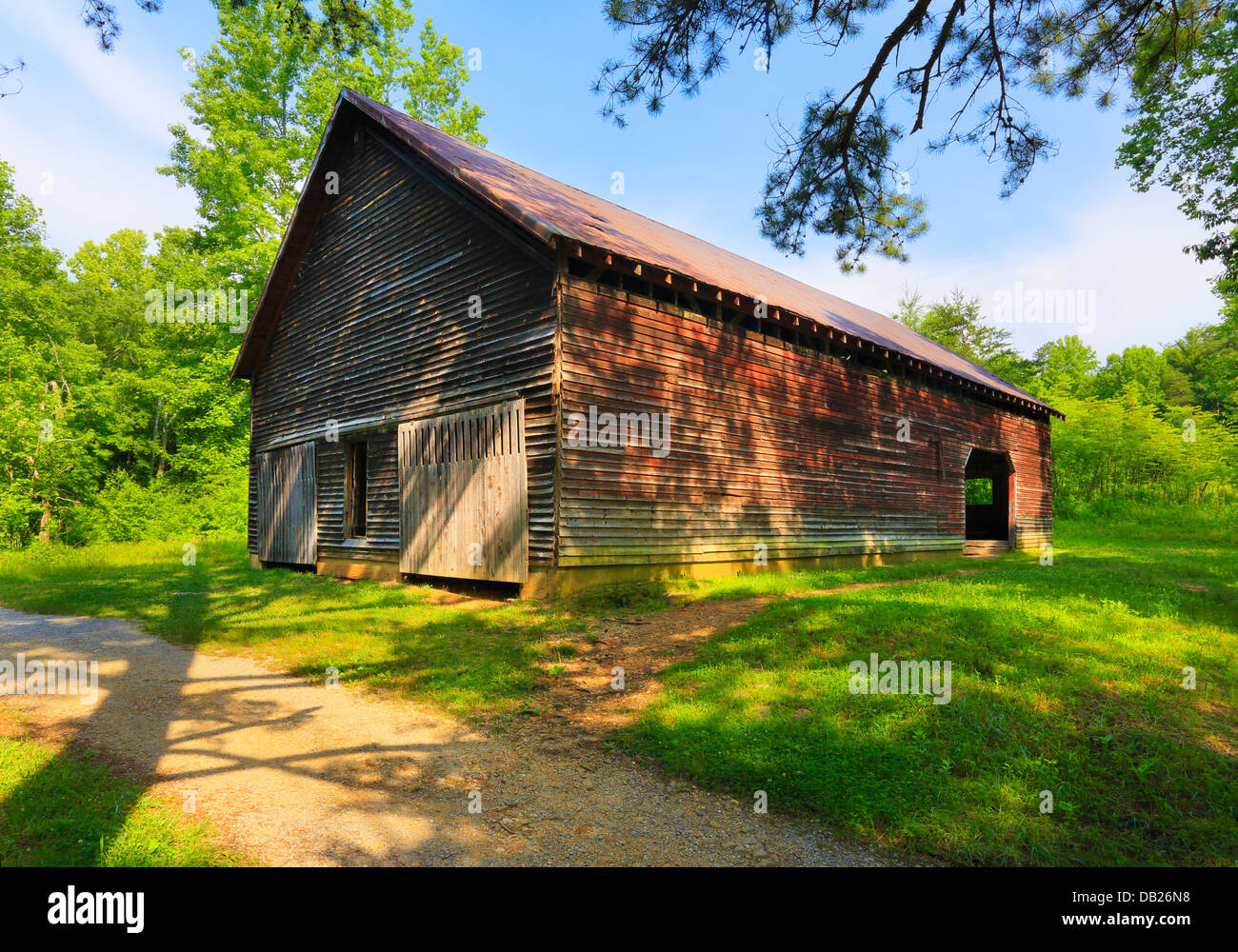 Elijah Oliver Barn, Cades Cove, Great Smoky Mountains National Park ...