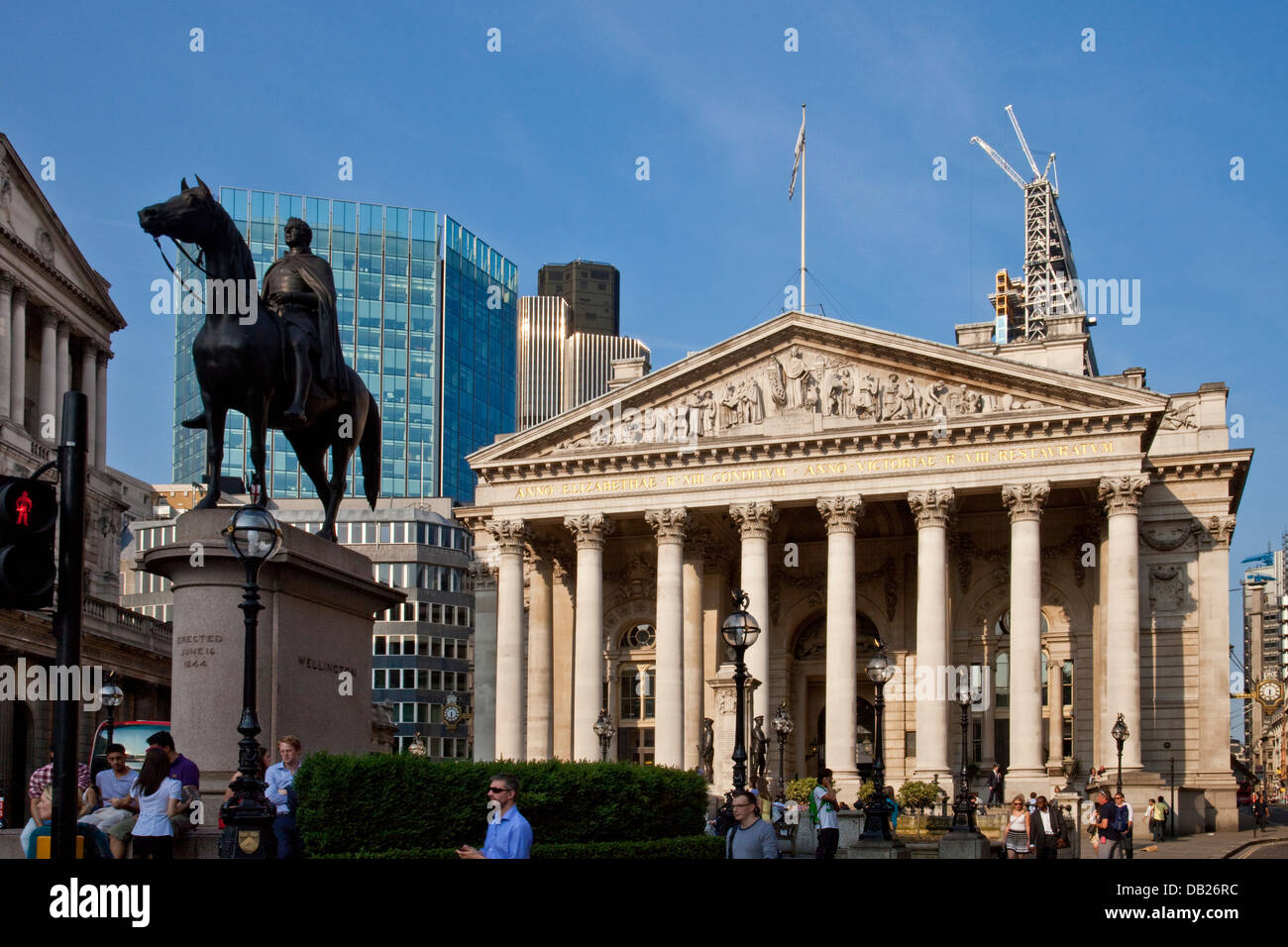 The Royal Exchange, London, England Stock Photo - Alamy