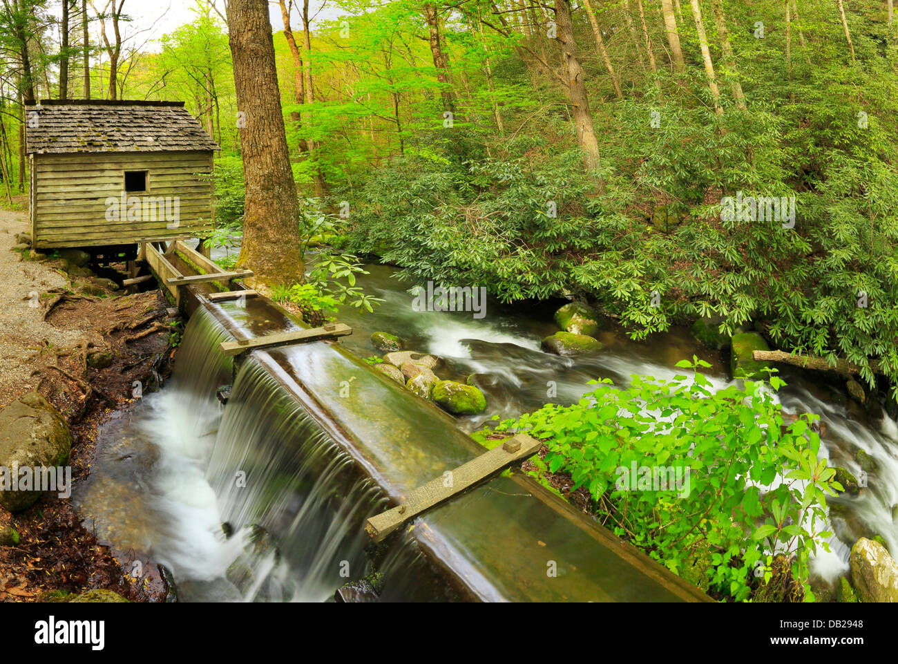 Reagan Mill, Great Smoky Mountains National Park, Tennessee, USA Stock ...