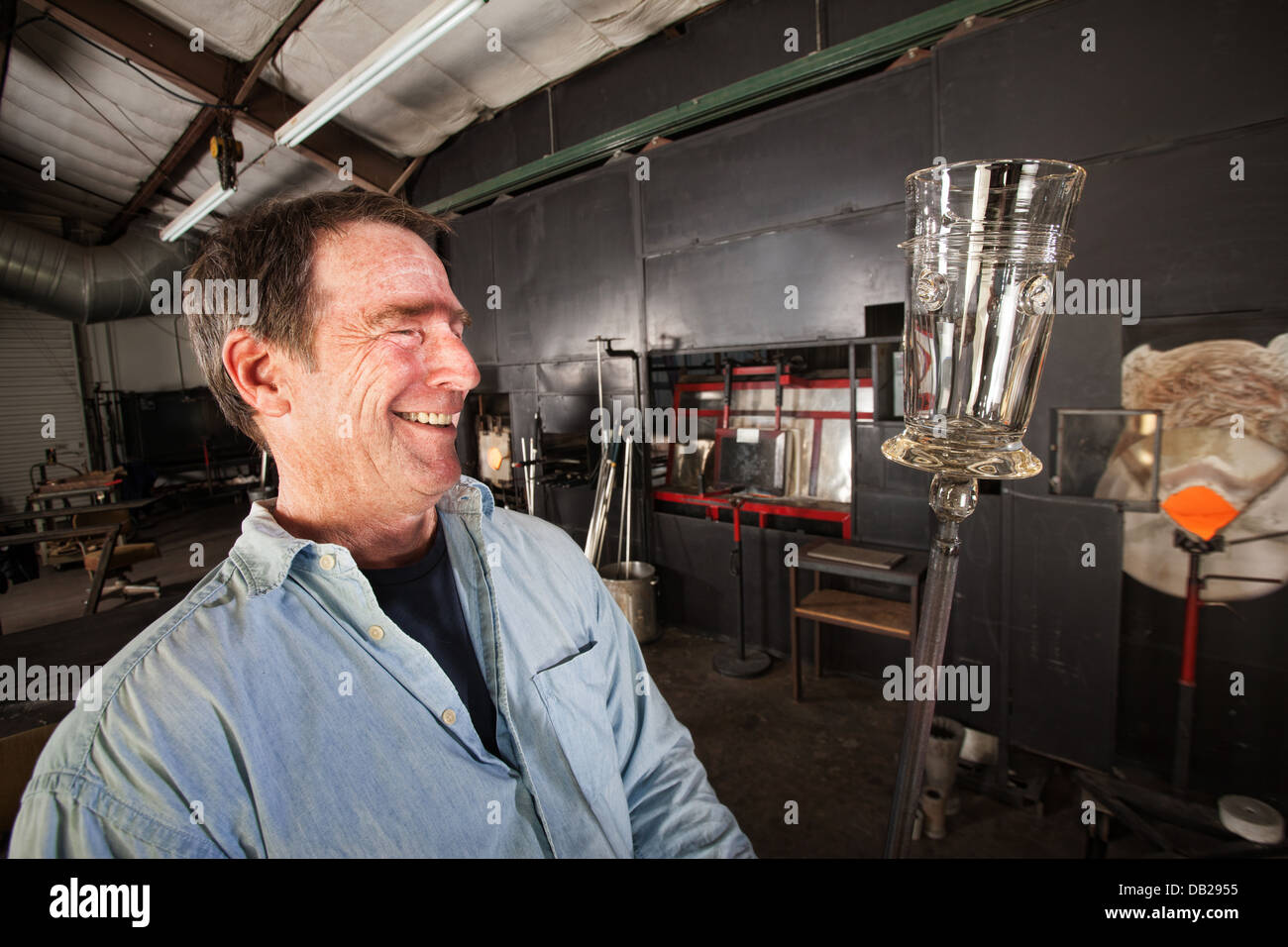Glass Making Business Stock Photo - Alamy