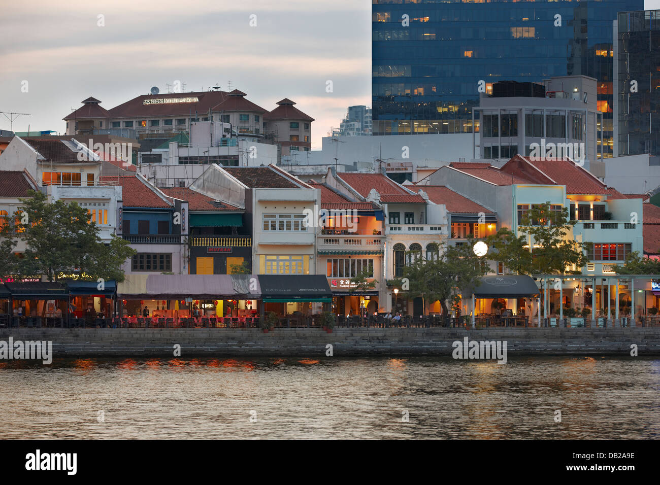 Boat Quay, Singapore Stock Photo - Alamy