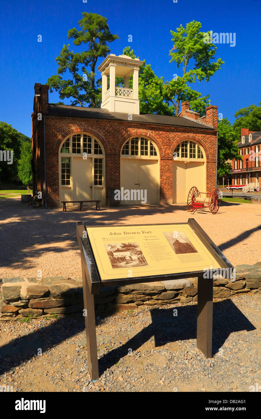John Brown Fort, Harpers Ferry, West Virginia, USA Stock Photo - Alamy