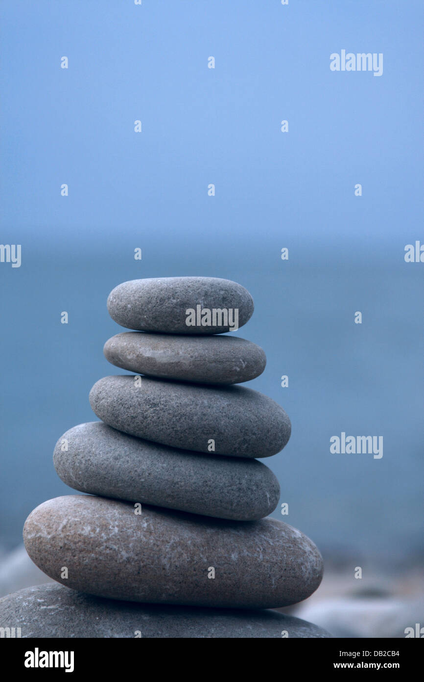 Small stone pyramid hi-res stock photography and images - Alamy