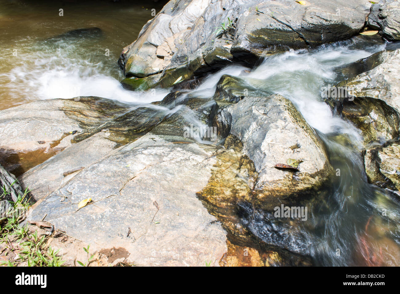 Tad Mork Water Fall in Maerim , Chiangmai Thailand Stock Photo - Alamy