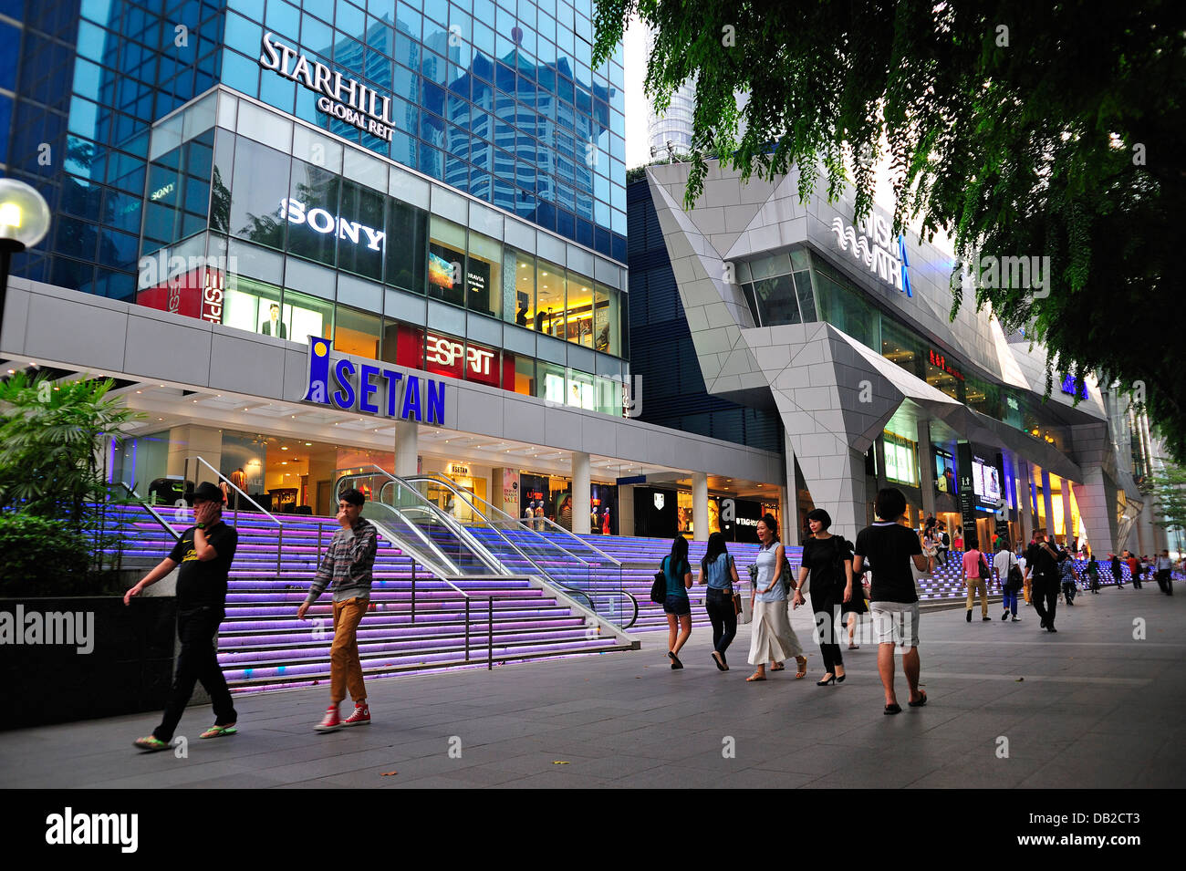 Singapore orchard road trees hi-res stock photography and images - Alamy