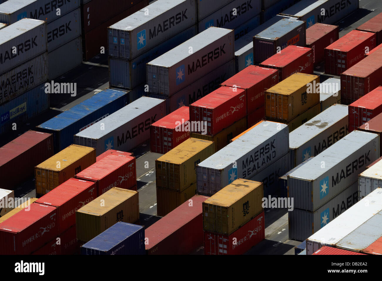 Container Terminal, Port Chalmers, Dunedin, Otago, South Island, New ...