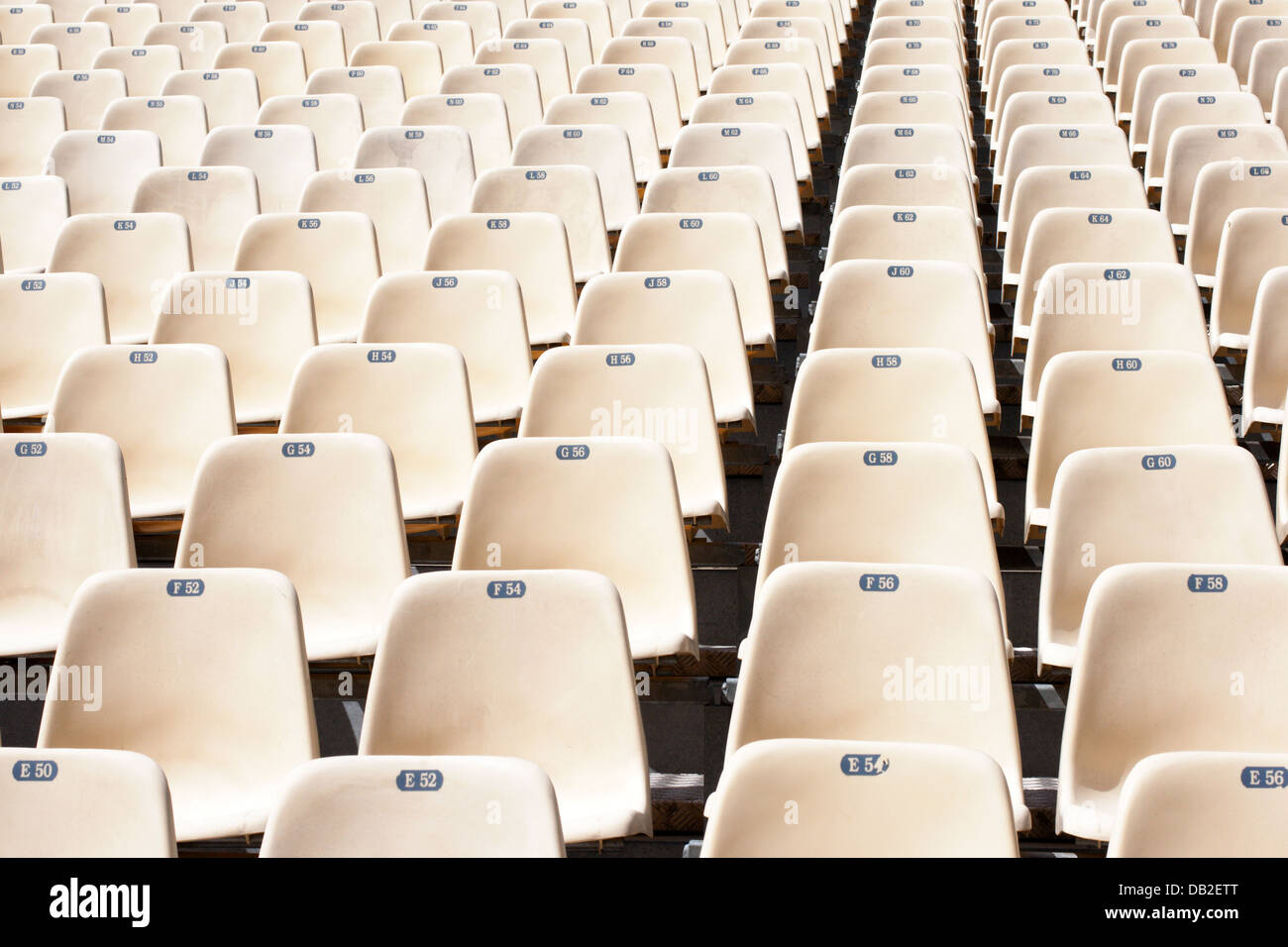 Empty seats under the open sky Stock Photo - Alamy