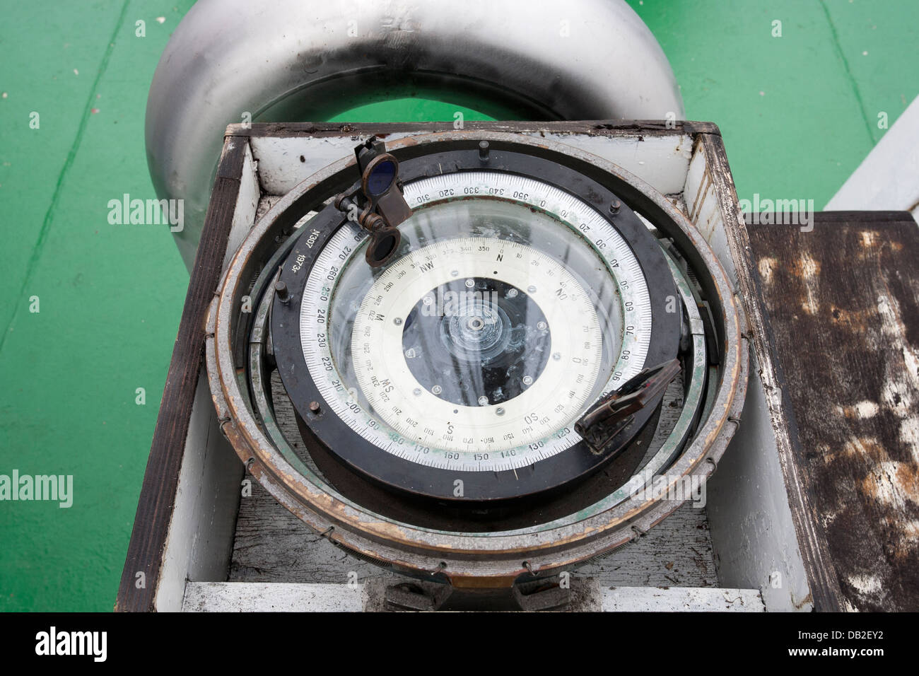 Ship compass old hi-res stock photography and images - Alamy