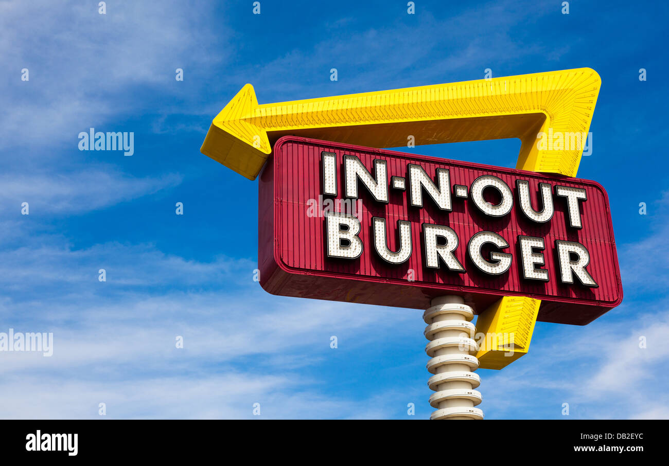 In N Out Burger Sign High Resolution Stock Photography and Images - Alamy