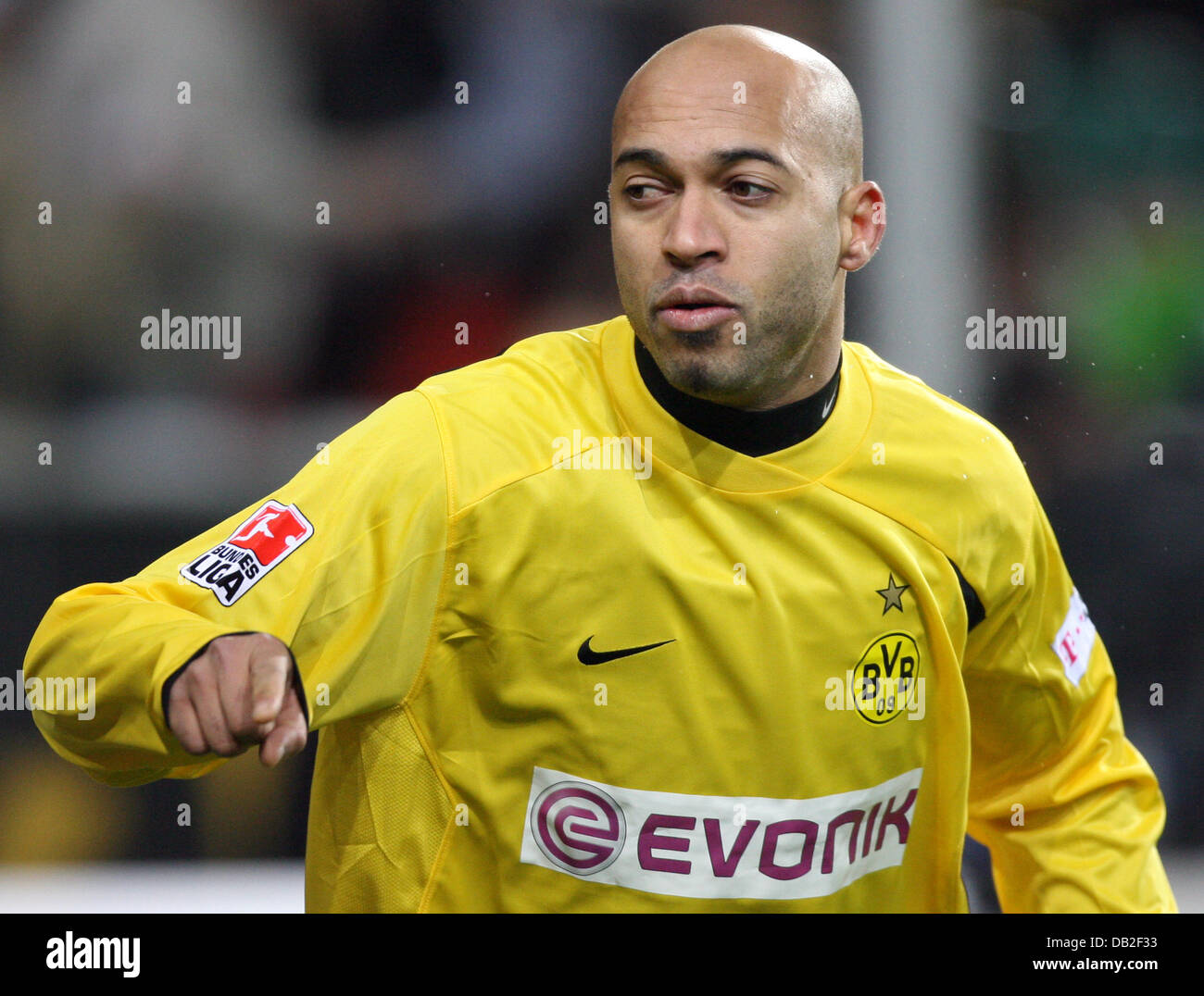 Dortmund's Brazilian Dede controls the ball during the VfL Wolfsburg vs ...