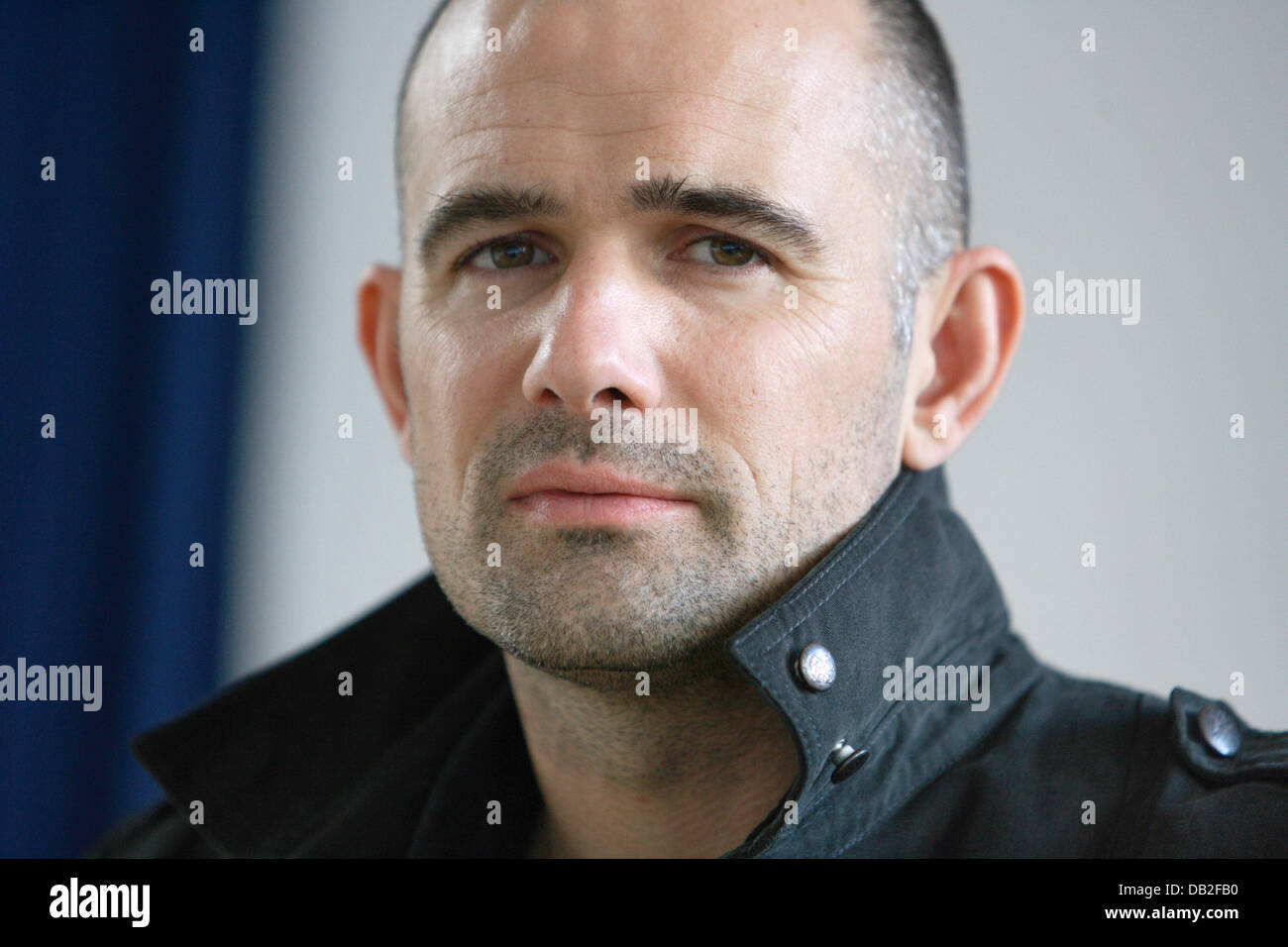 American author Mark Z. Danielewski poses during a photo call in ...