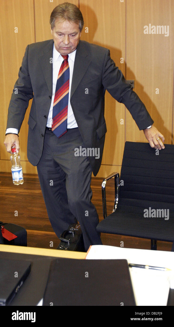 Former Volkswagen (VW) works council chief, Klaus Volkert, is in the ...
