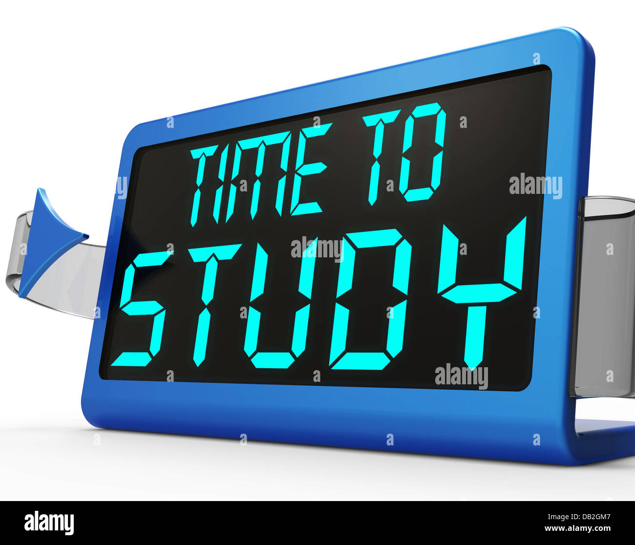 Time To Study Message Showing Education And Studying Stock Photo - Alamy