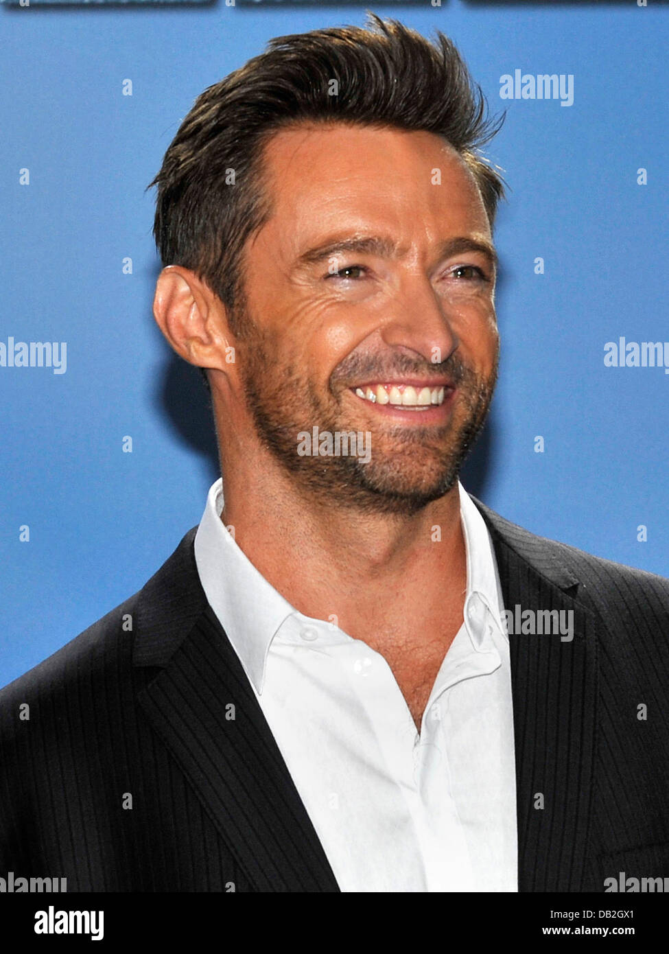 Australian actor Hugh Jackman poses during a photocall for the film ...